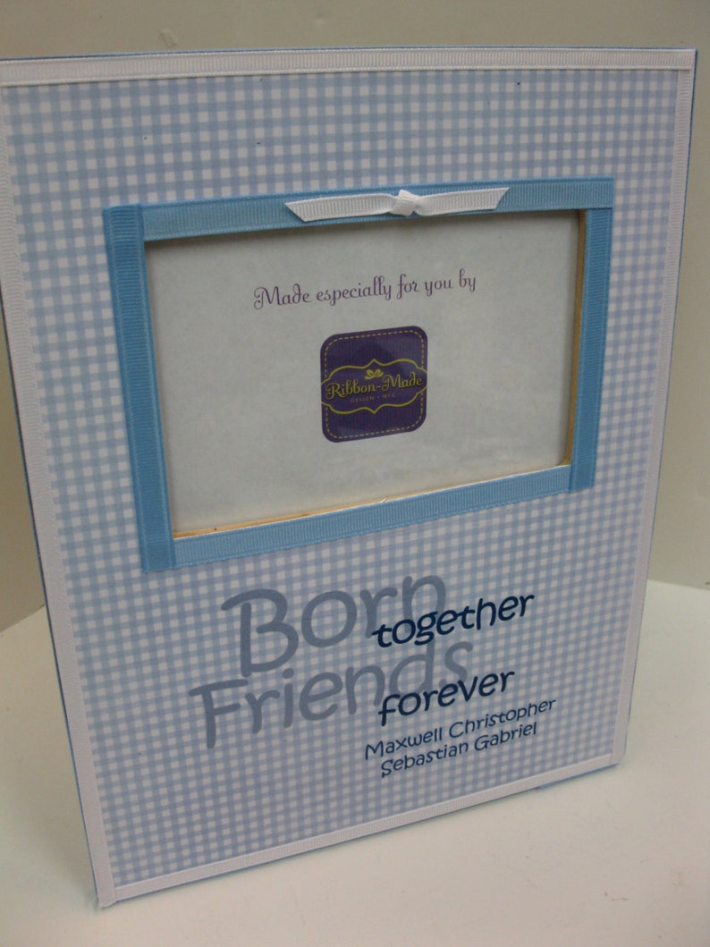 Twin Born Together Friends Forever Frame for Twins Picture - Etsy