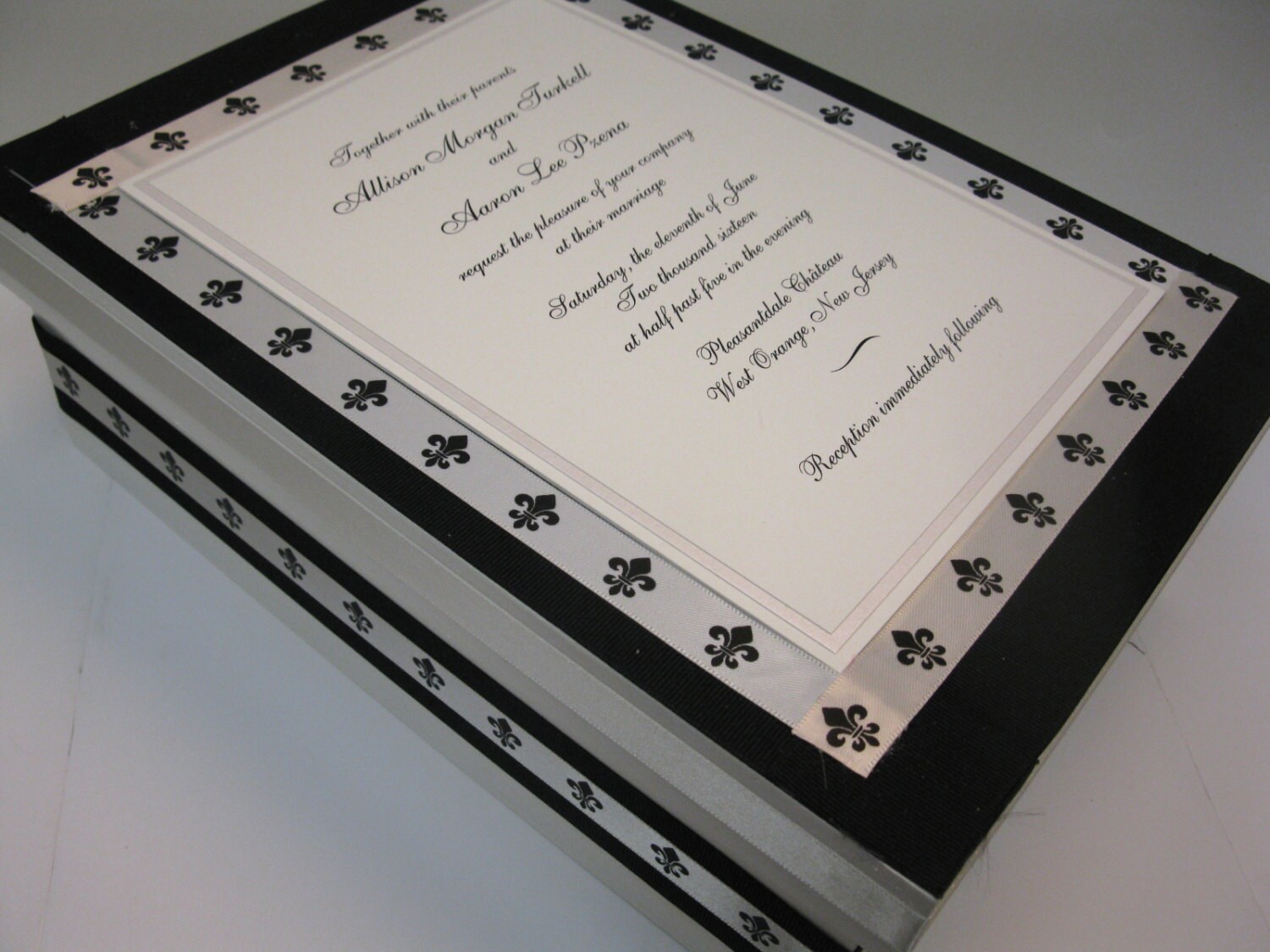 Wedding Invitation Memory Keepsake Box-Custom Made | Etsy