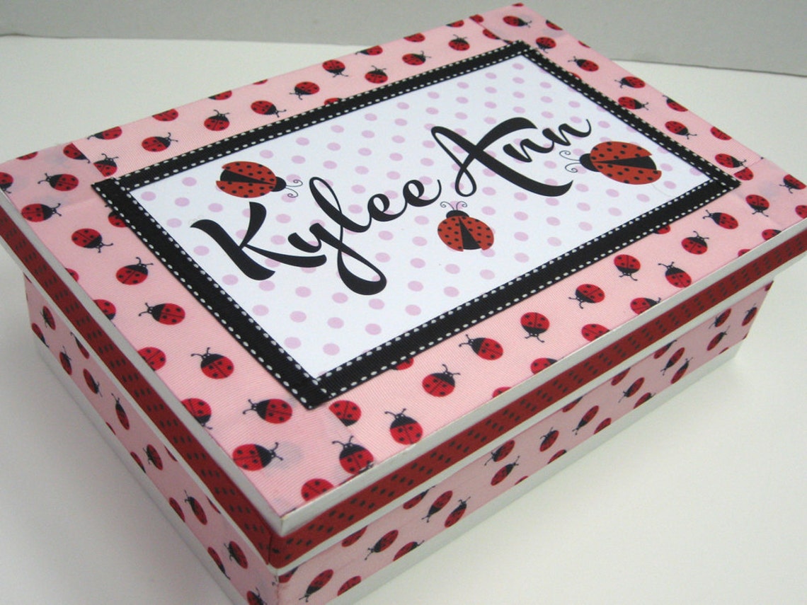 Keepsake Box Ladybug Personalized - Etsy