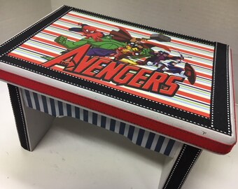 Superhero Luca Capt. America Little Boy's Bench | Etsy