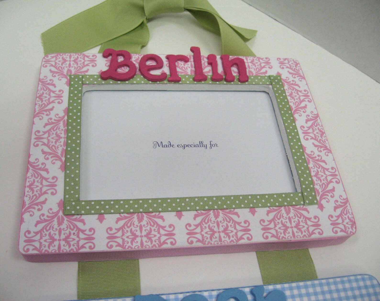 Triplet Frame Gingham and Solid to Match Decor - Etsy