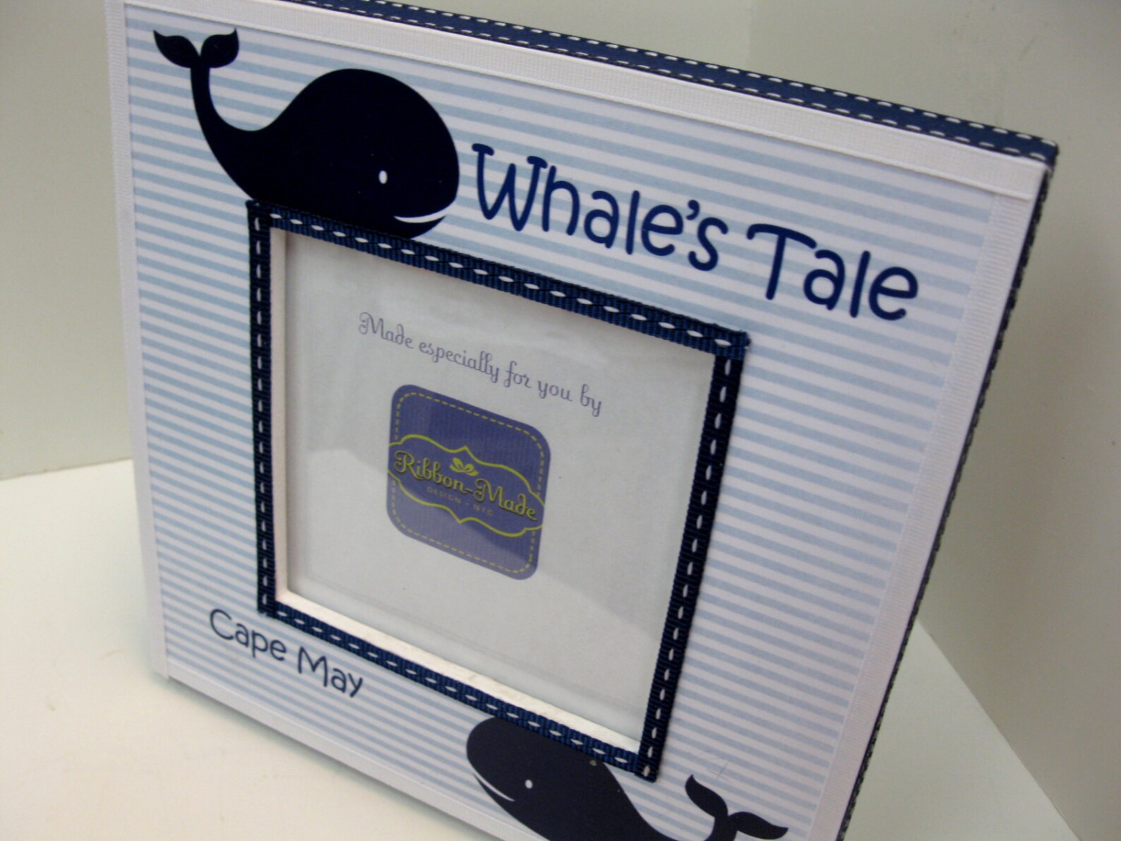 Nautical Whale Frame - Etsy