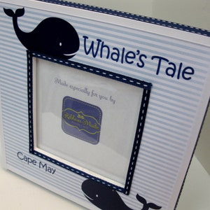 Nautical Whale Frame - Etsy