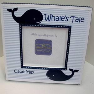 Nautical Whale Frame - Etsy