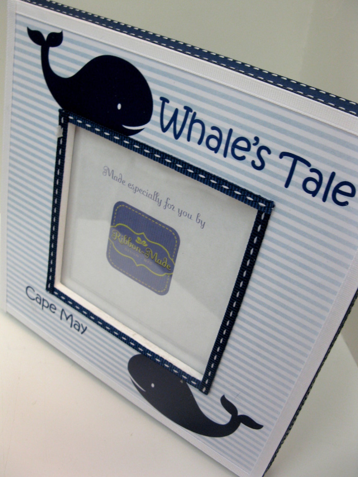 Nautical Whale Frame - Etsy