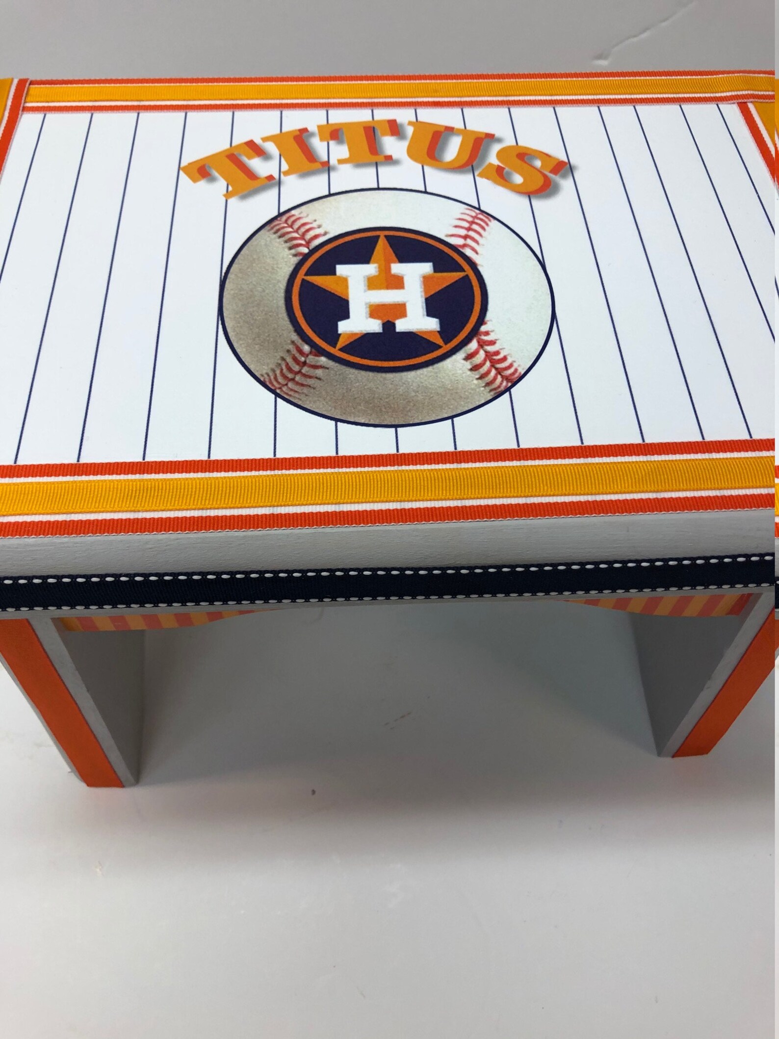 Houston Astros Theme Sturdy Bench Newborn Toddler Step - Etsy