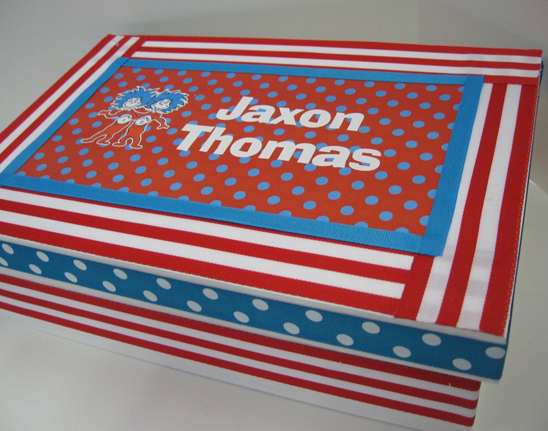 Thing 1 and Thing 2 Keepsake Box - Etsy