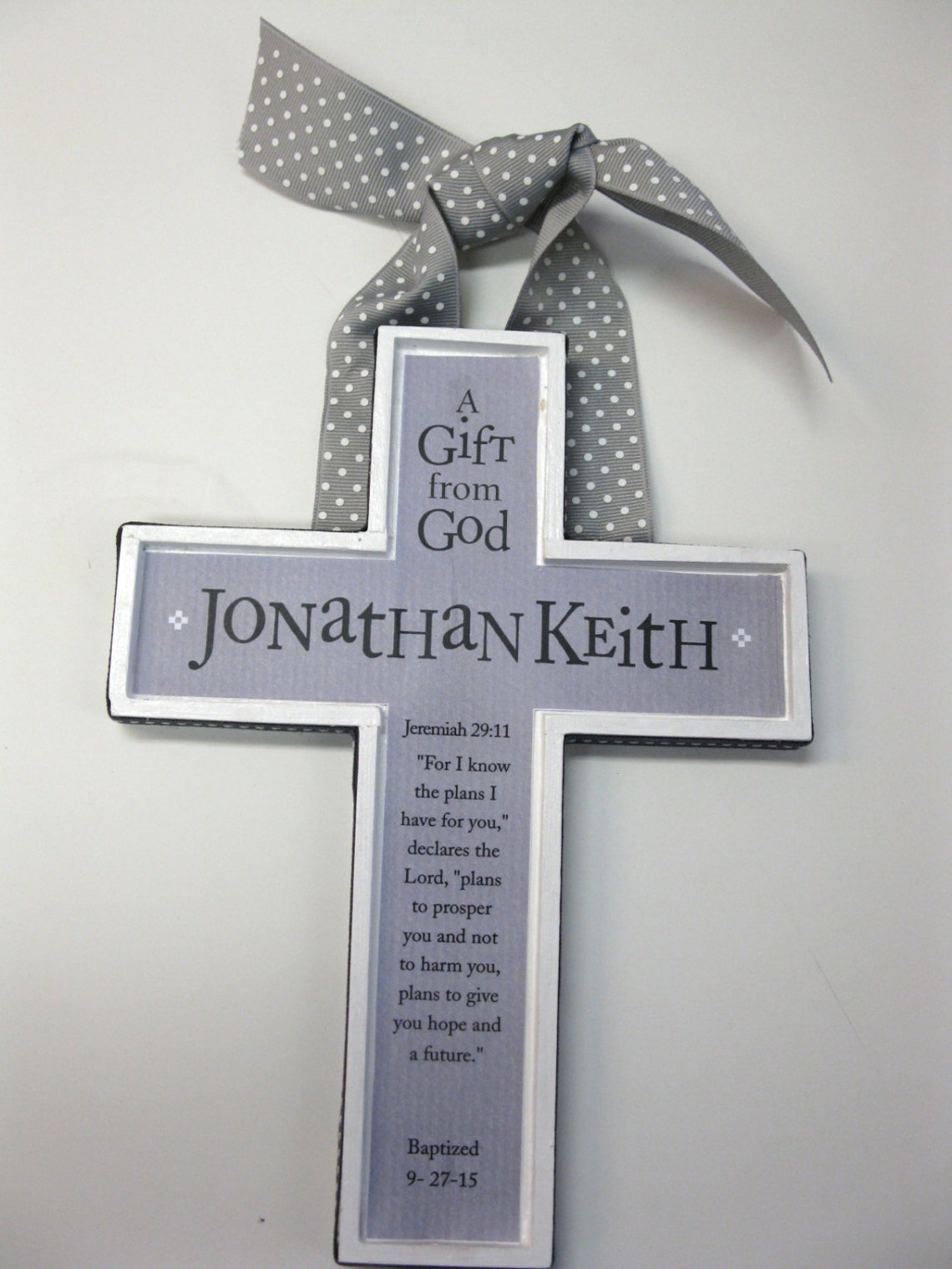 GIFT SET of Twin Cross Baptism Christianity Set to Honor a | Etsy