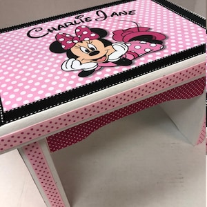Minnie Mouse Sturdy Bench - Etsy