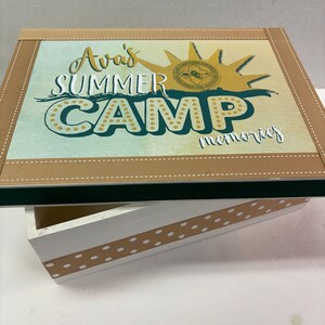 Summer Camp Memories Keepsake Box - Etsy