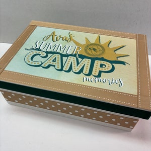 Summer Camp Memories Keepsake Box - Etsy