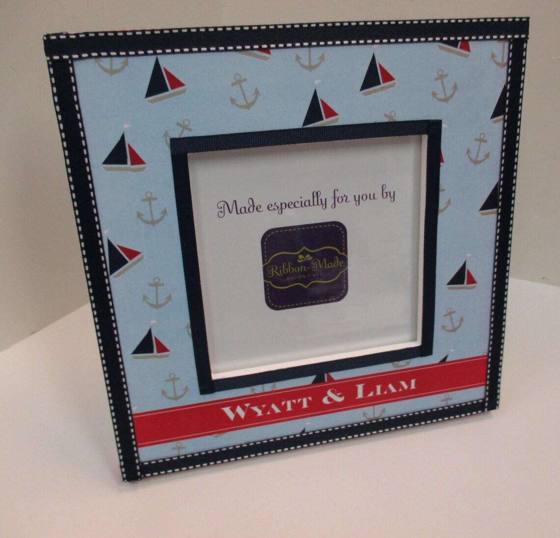 Nautical Theme Frame Personalized RECTANGLE - Etsy