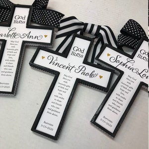 GIFT SET of Triplet Cross Baptism Christianity Set to Honor a Birth ...