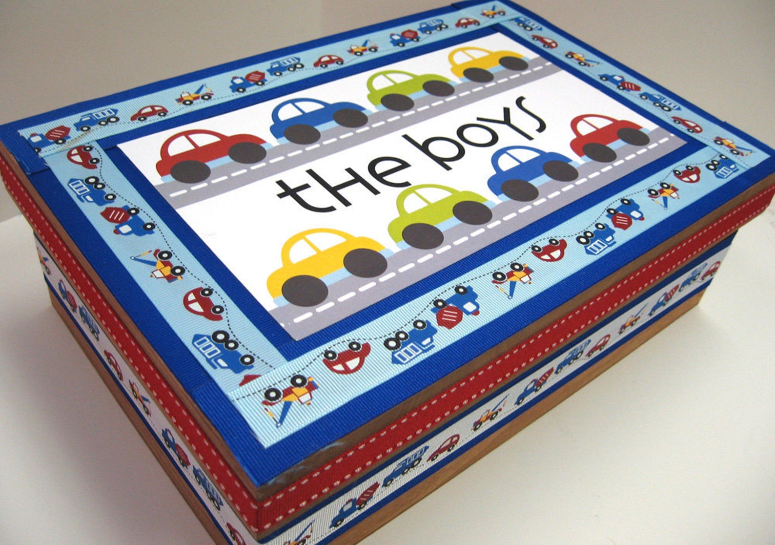 Cars Boys Keepsake Box -personalized - Etsy