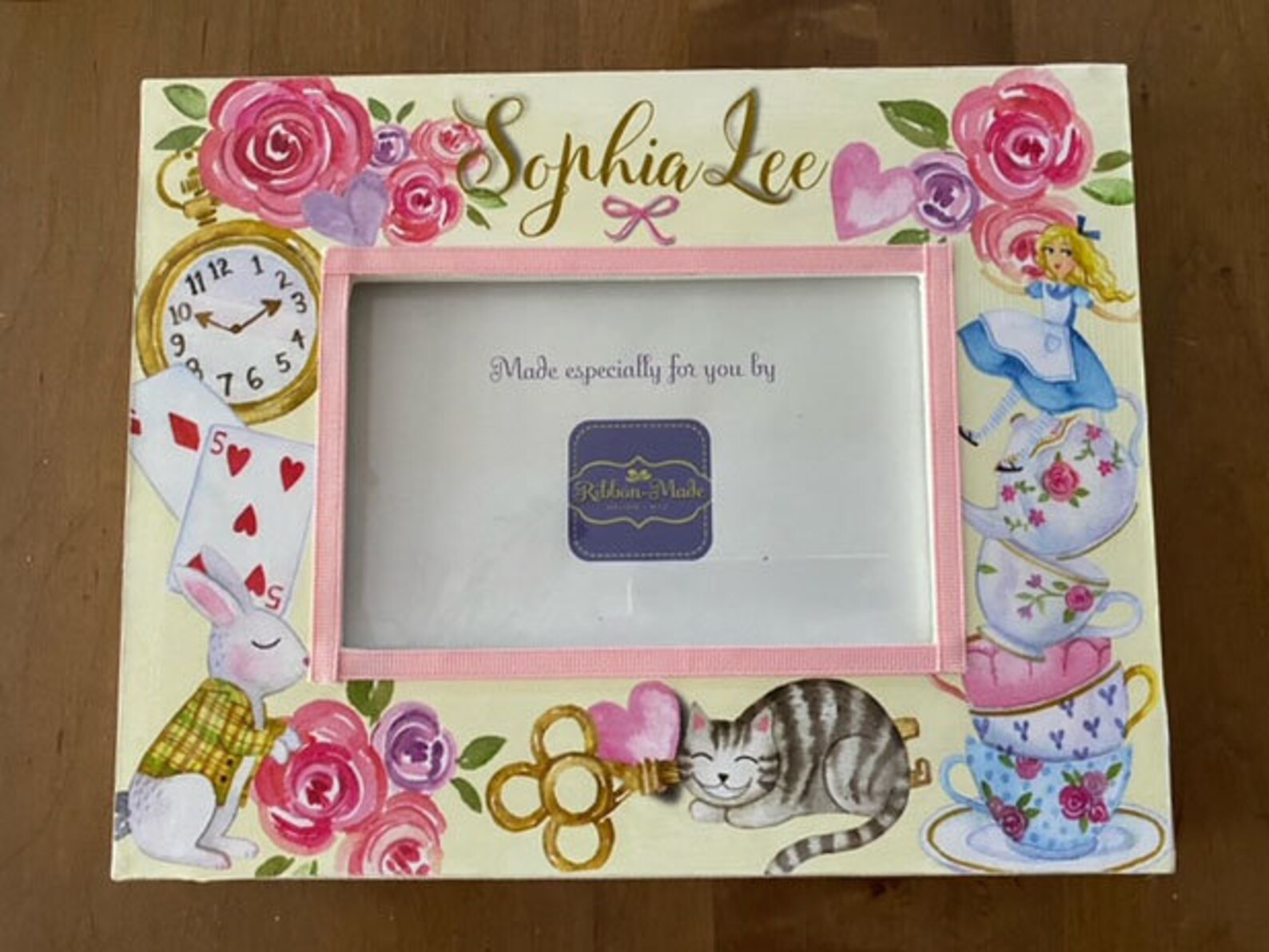 Alice in Wonderland Inspired Frame With or Without Name - Etsy