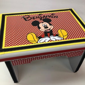 Mickey Mouse Little Boy's Sturdy Bench | Etsy
