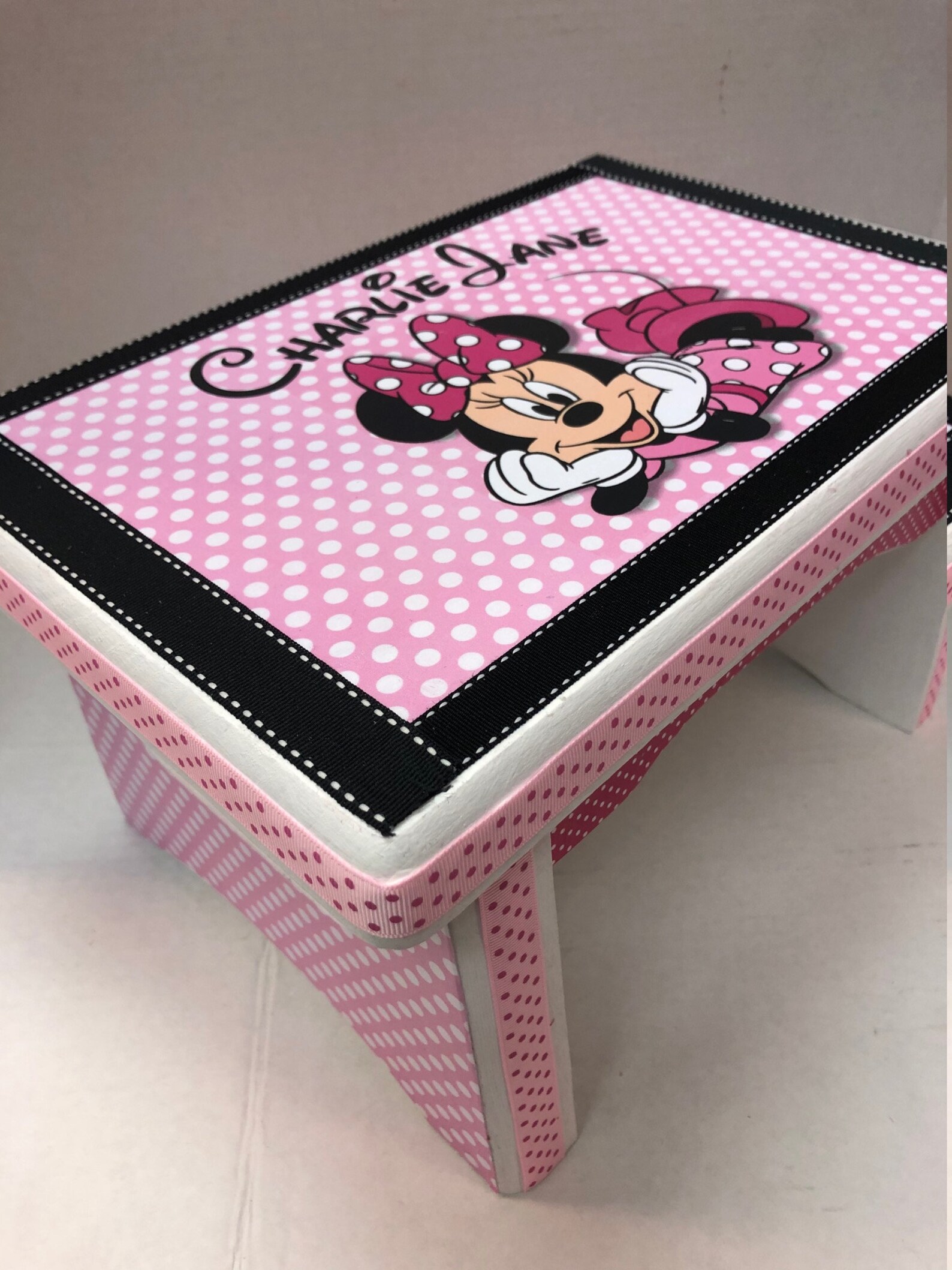 Minnie Mouse Sturdy Bench | Etsy