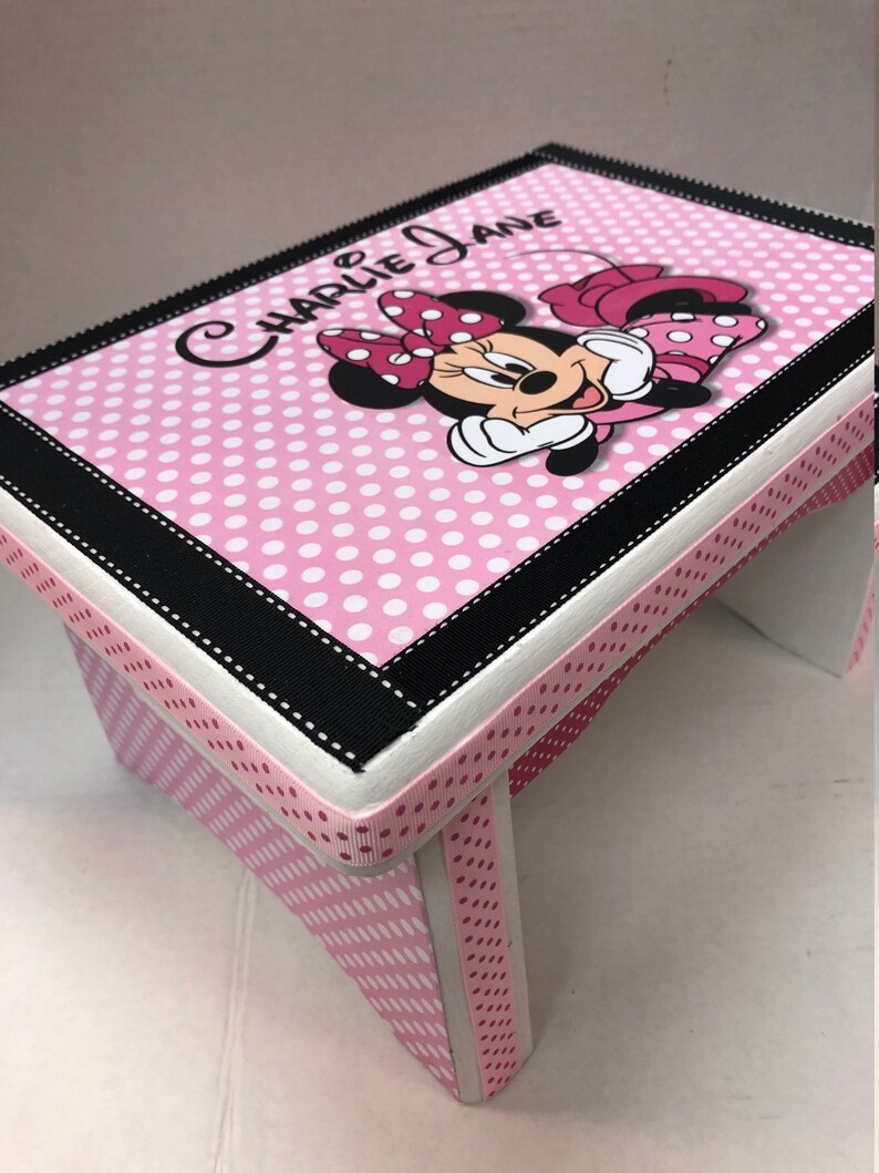 Minnie Mouse Sturdy Bench | Etsy