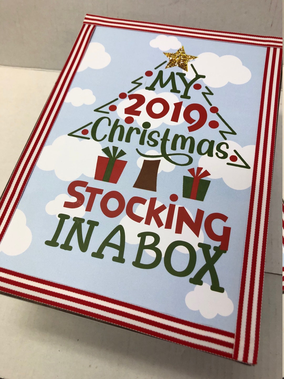 Christmas Stocking in A Box - Etsy