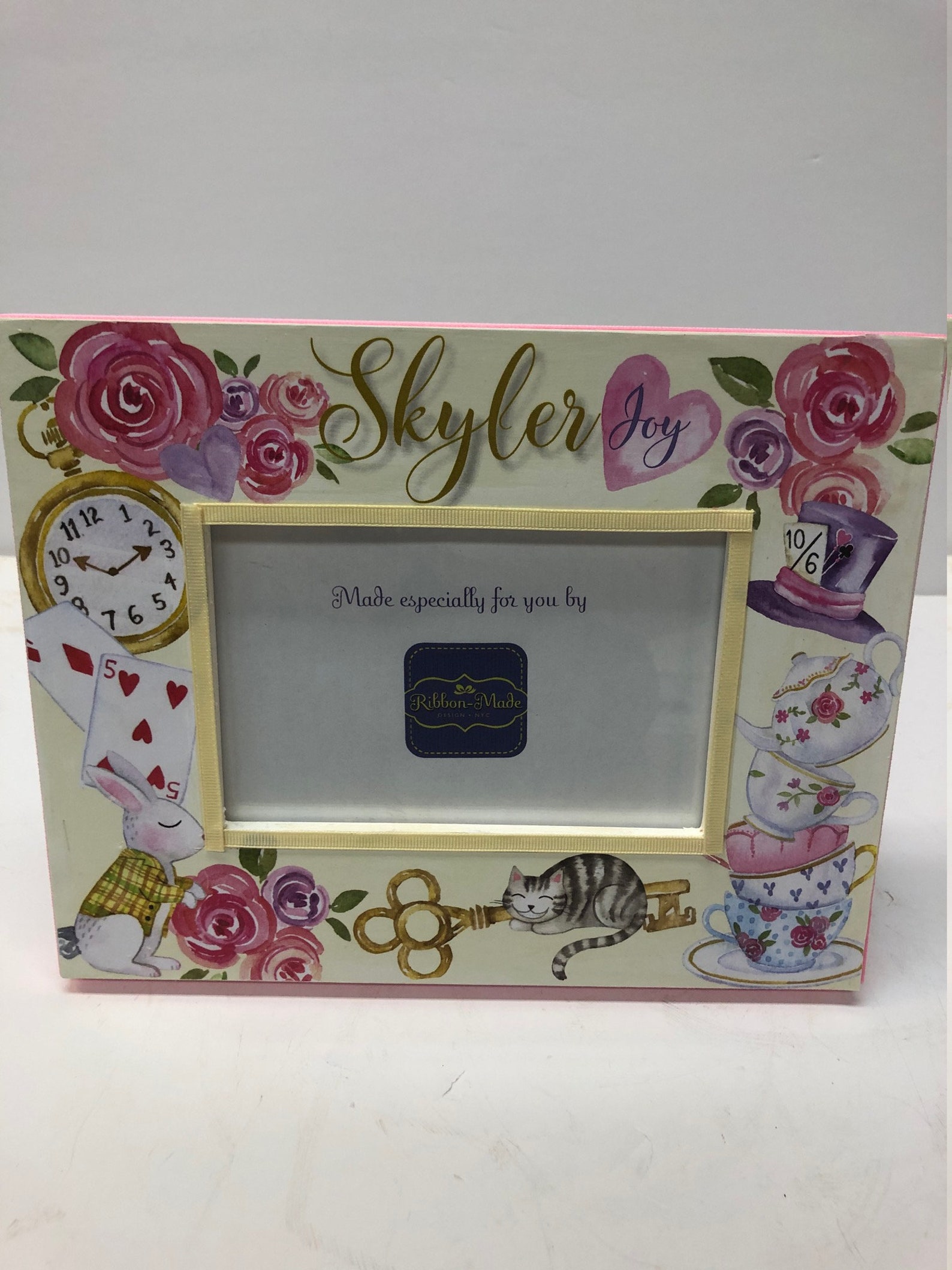 Alice in Wonderland Inspired Frame With or Without Name - Etsy