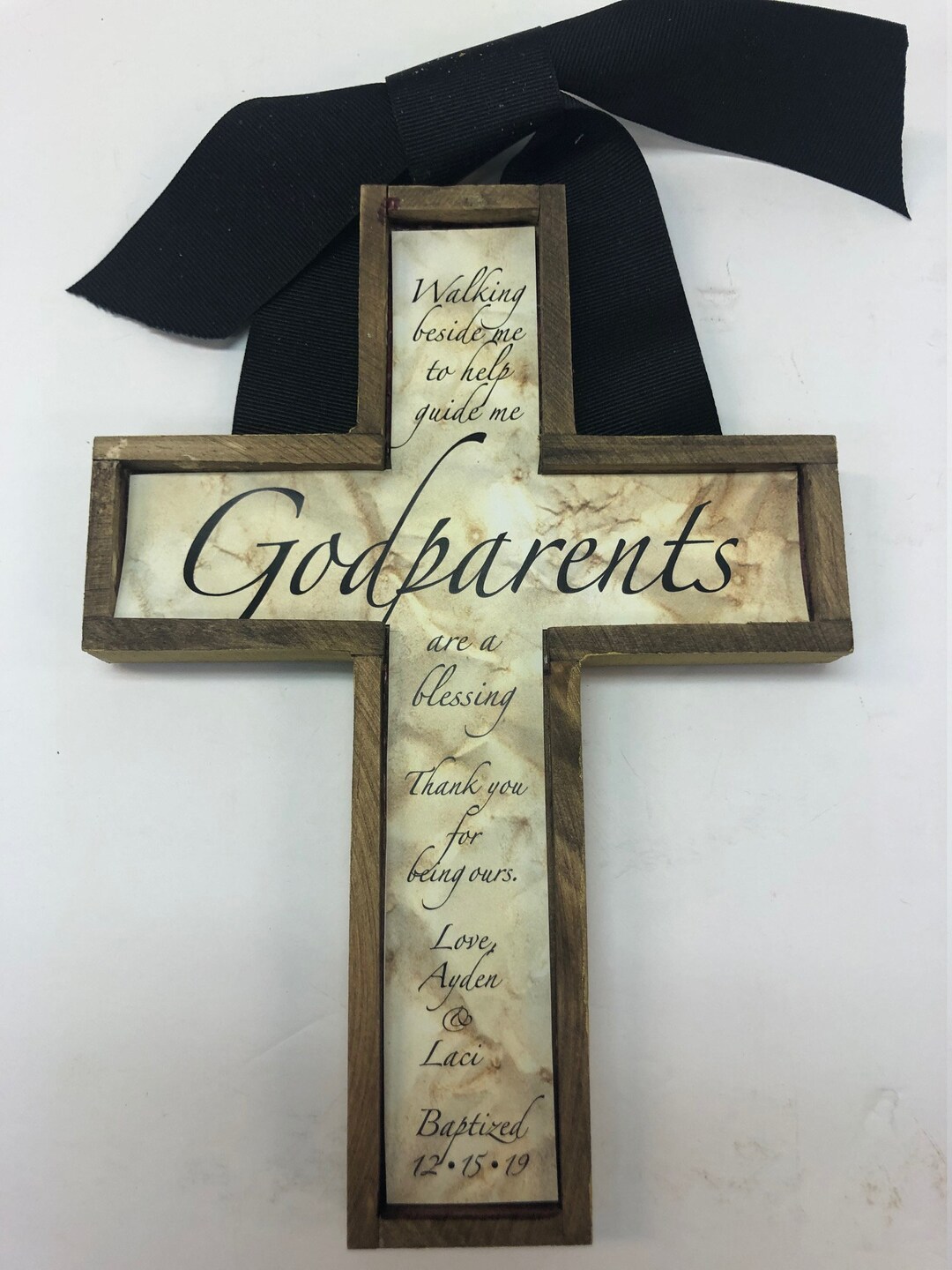Godparents Cross Approx 7 X 9 Inches Any Color Combo - Etsy