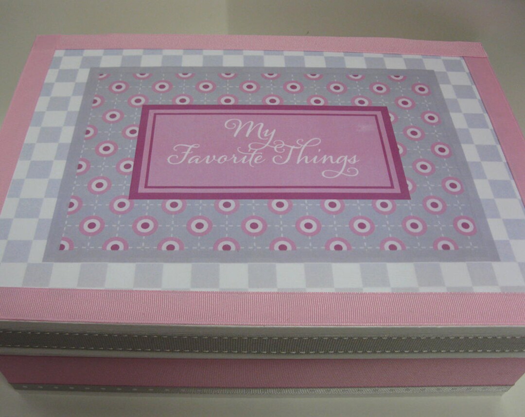 Girl's Favorite Things Keepsake Box - Etsy