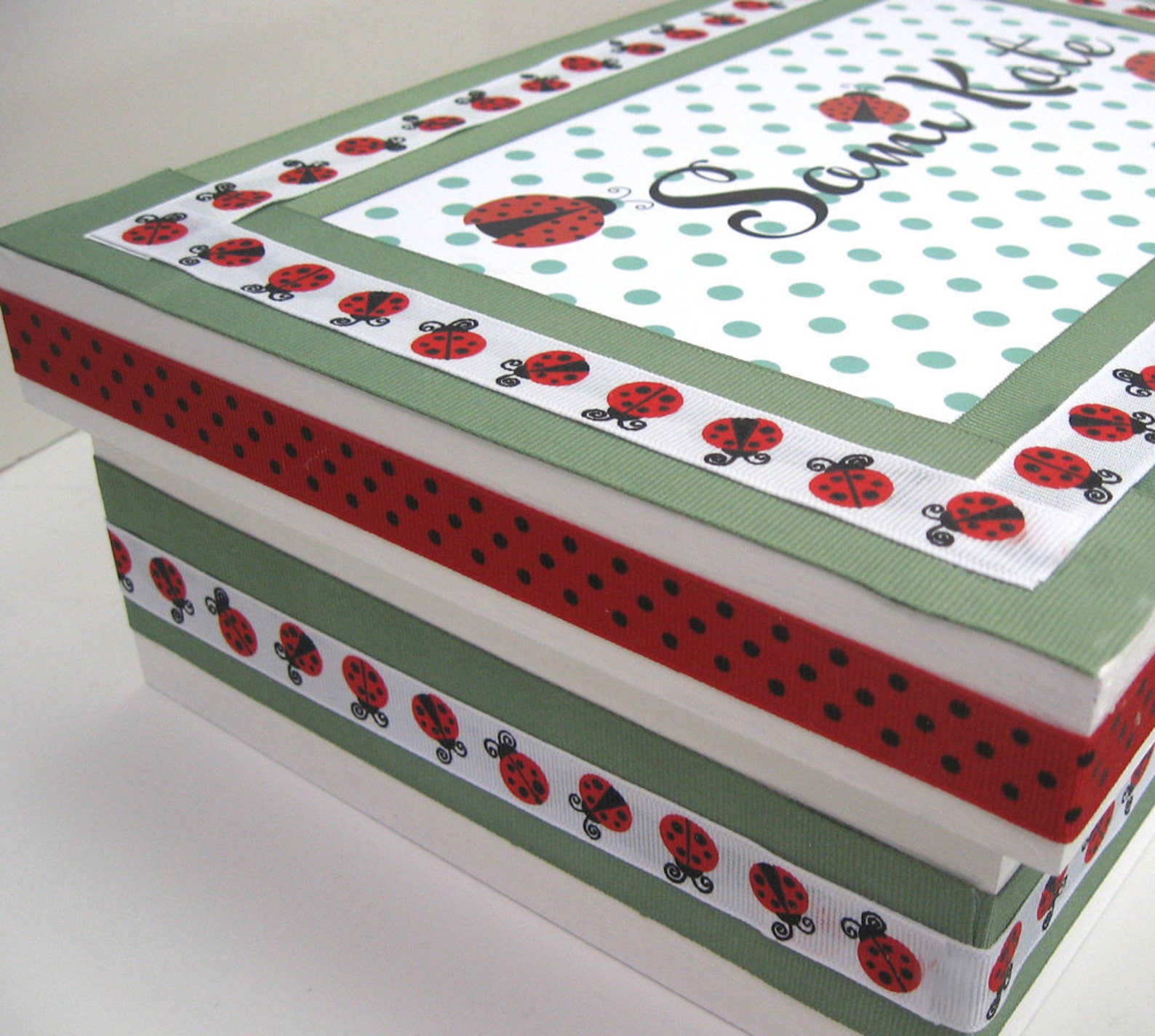 Ladybug Personalized Keepsake Box | Etsy