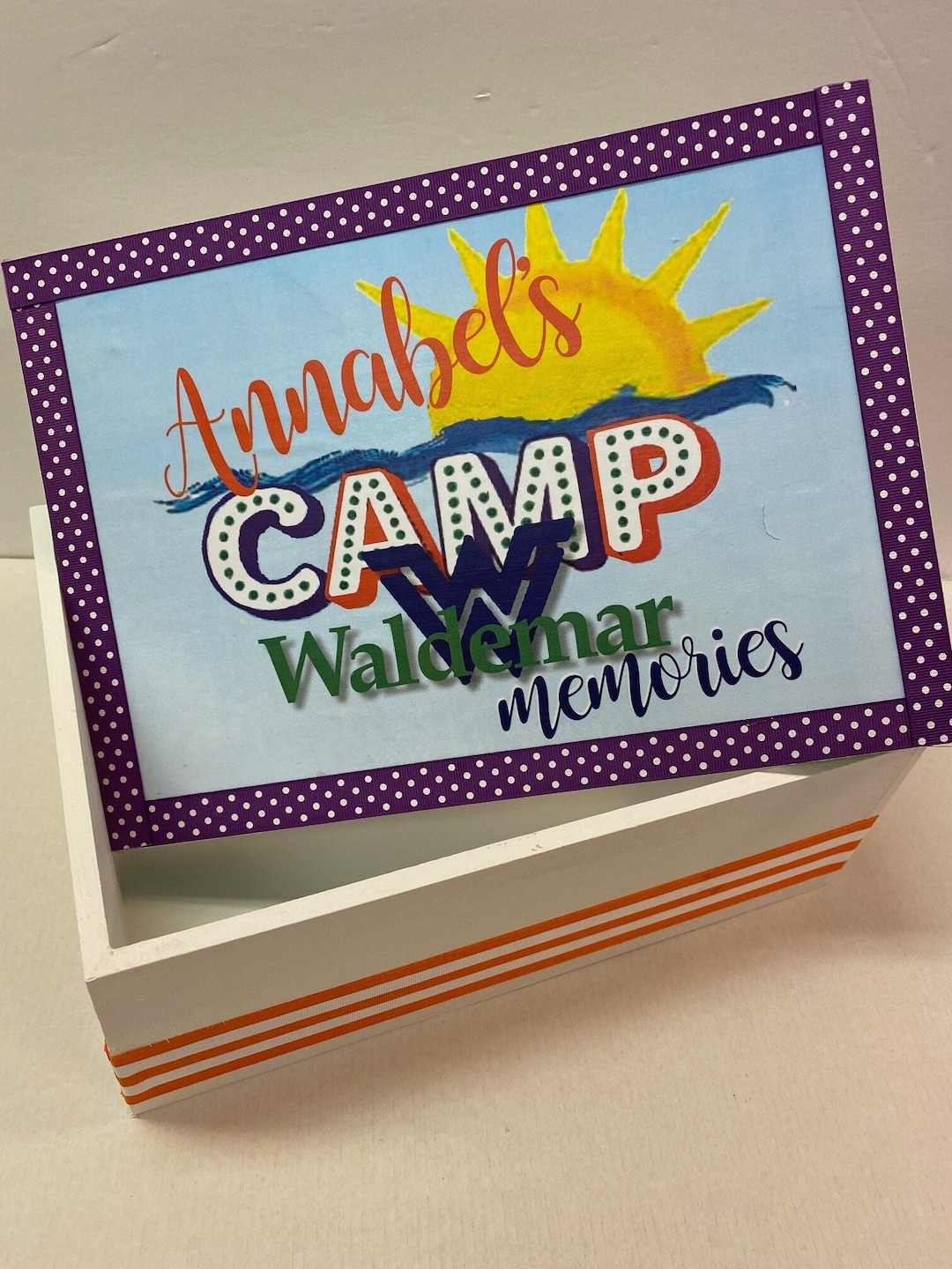 Summer Camp Memories Keepsake Box - Etsy
