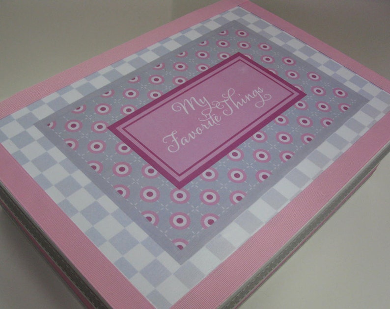 Girl's Favorite Things Keepsake Box - Etsy