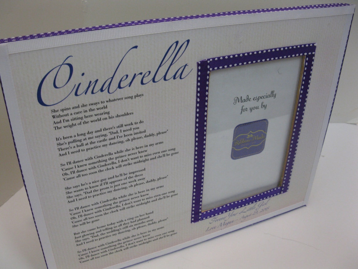 Father Daughter Dance Song/mother Daughter Song Frames With - Etsy