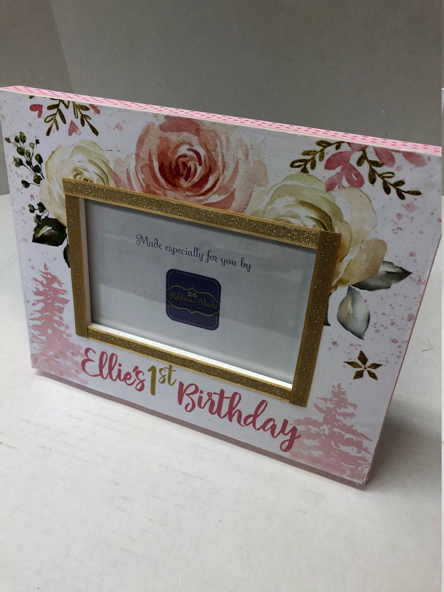 First Birthday Time Capsule Keepsake Box With Frame to Match | Etsy