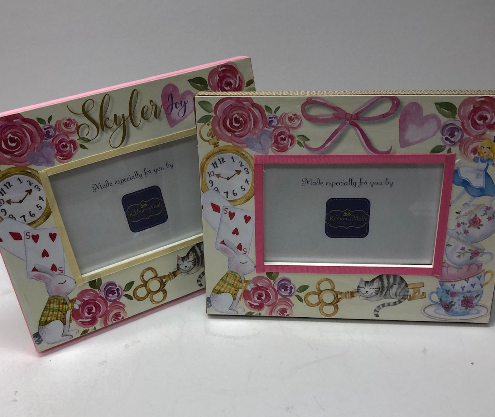 Alice in Wonderland Inspired Frame With or Without Name | Etsy