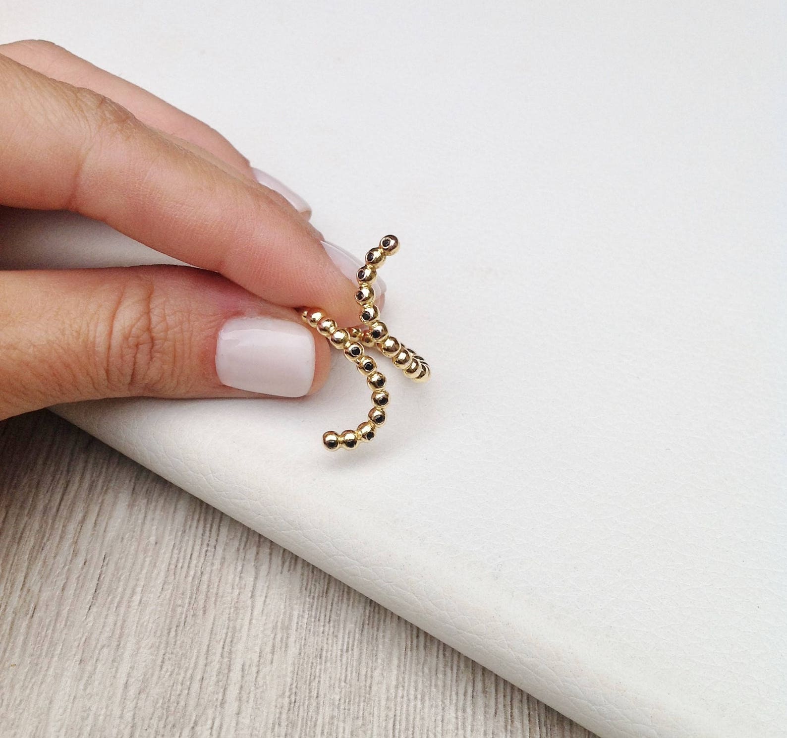 Gold Plated Ring, Gemstone Ring, Unique Gold Ring, Open Ring, Design ...