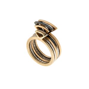 Unique Necklace Diamond Ring Shape, 2 in 1 Gold Plated Necklace Ring ...