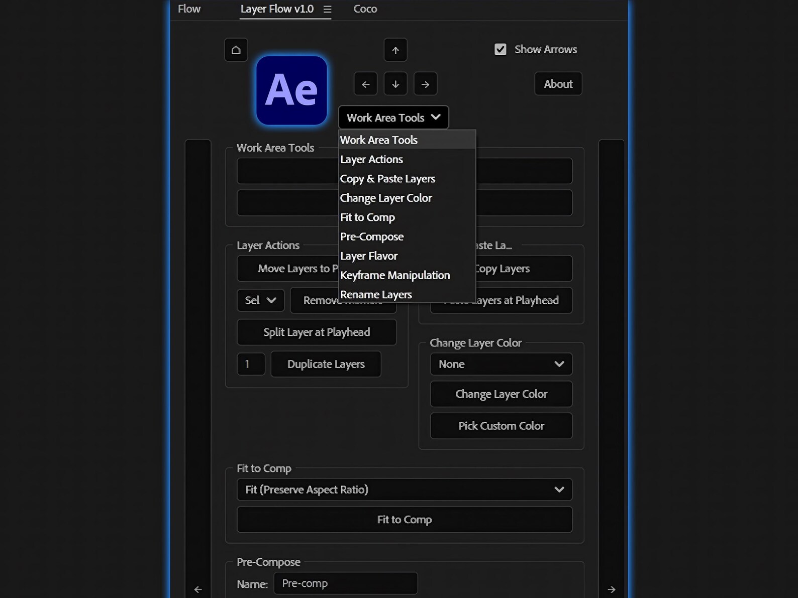 Layer Flow V1.0 | Script | 40+ Functions | After Effects - Etsy