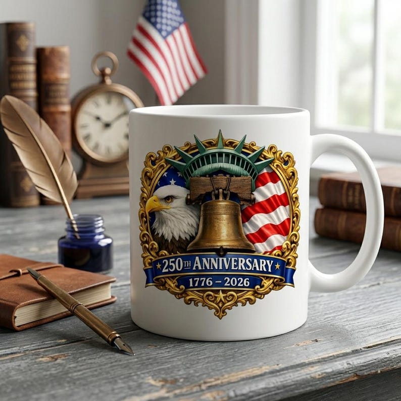 USA 250th Anniversary PNG Bundle 250 Years 3D Metallic Eagle Emblem ...