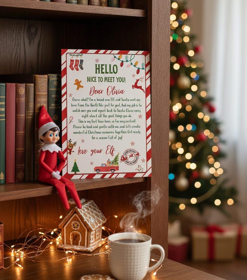 Editable Elf Letters Mega Bundle: I'm Back Goodbye Elf Return Letter ...