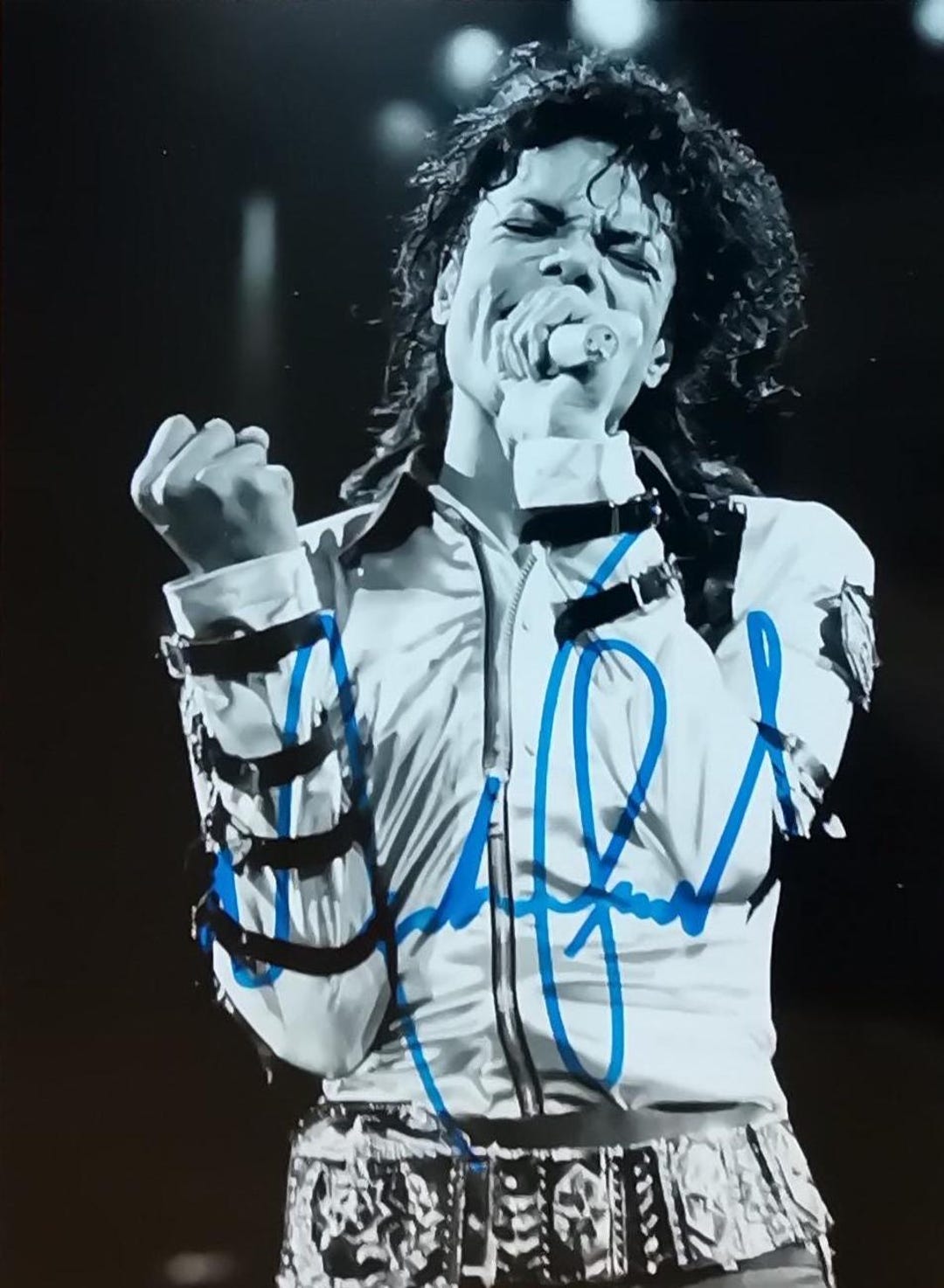 Michael Jackson, Thriller, Signed Autographed 7x5 Photo - Etsy