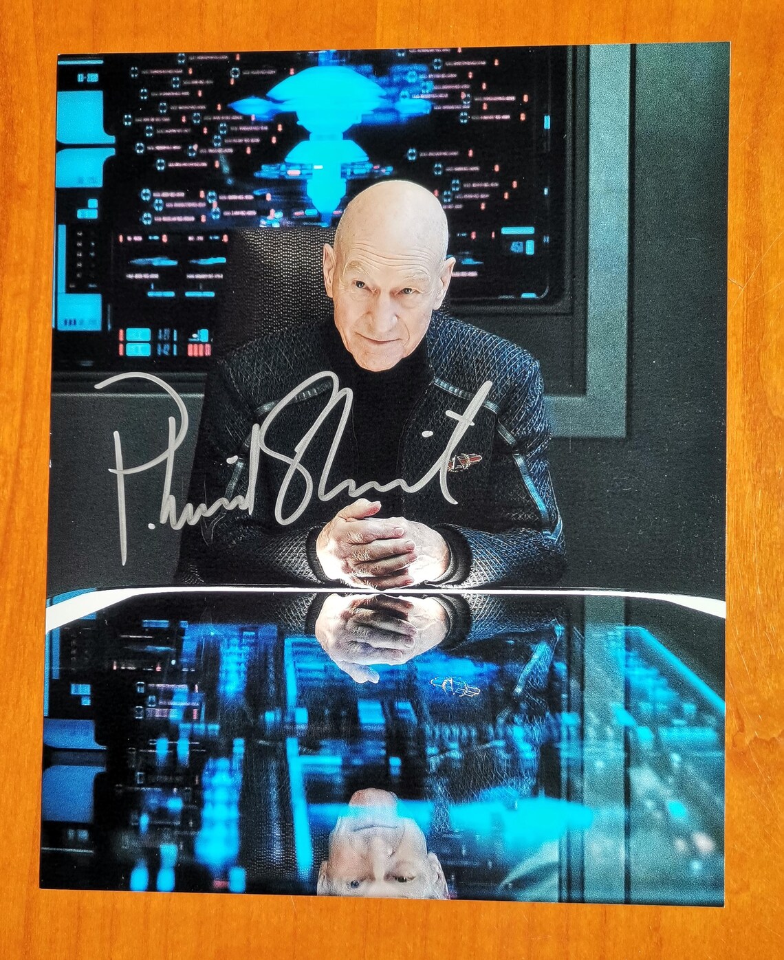 Patrick Stewart, Star Trek, Captain Jean-luc Picard, Signed Autographed ...