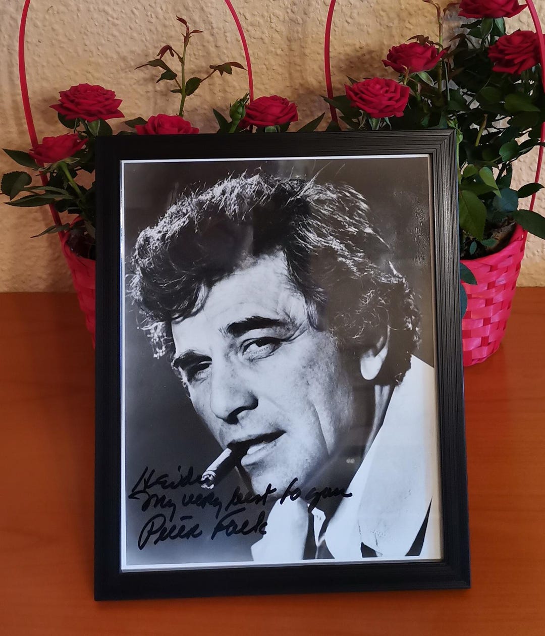 Peter Falk, Columbo, Autograph Original Signed 10x8 Inch Photo, Framed ...