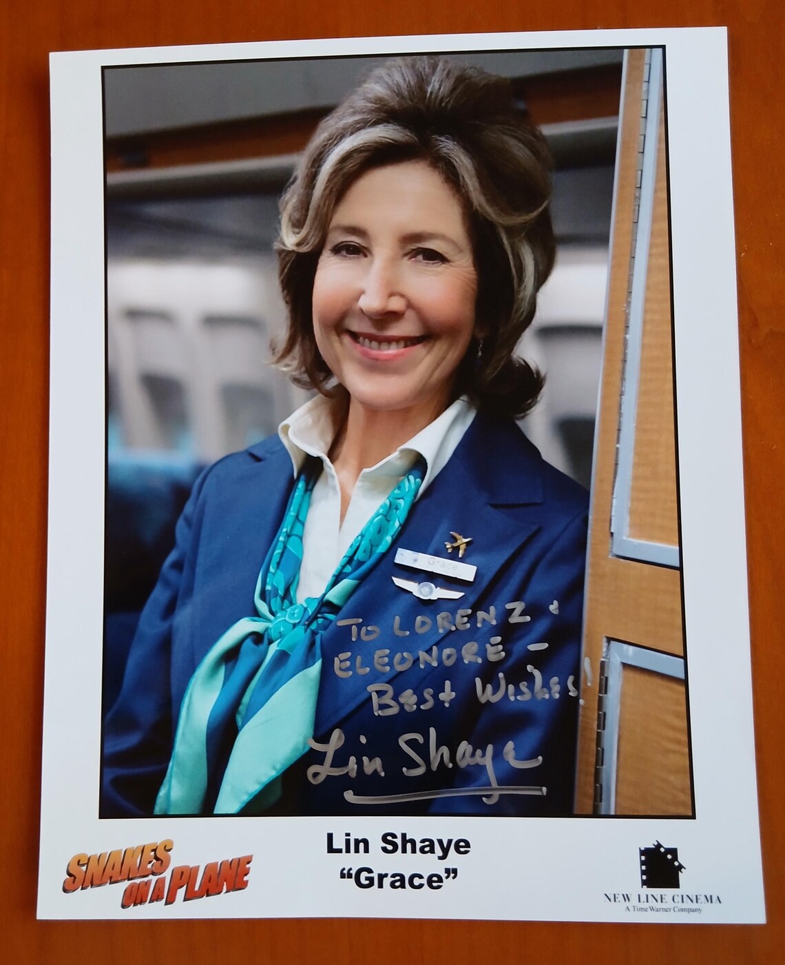 Lin Shaye, Snakes on a Plane, Autograph Original Signed 10x8 Inch Photo ...