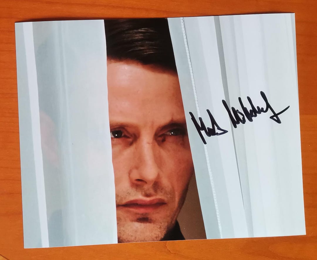 Mads Mikkelsen, Autograph Original Signed 10x8 Inch Photo, 007: Casino ...