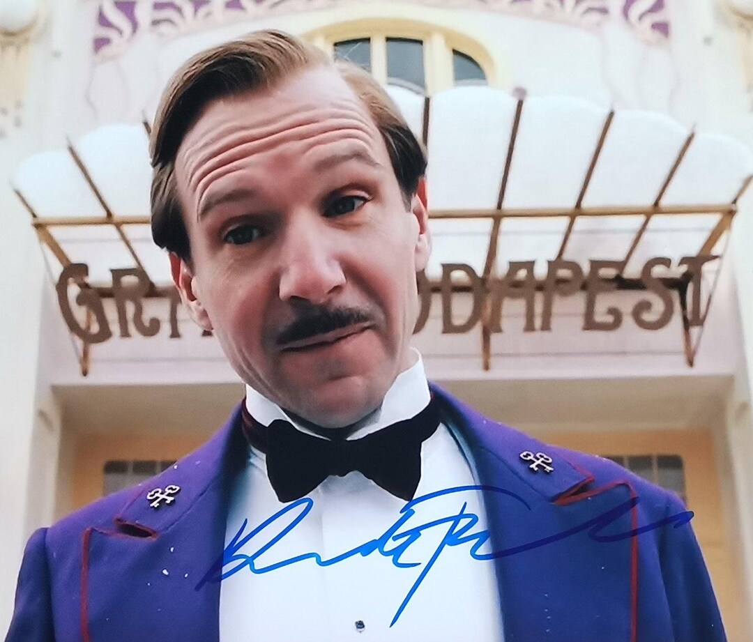 Ralph Fiennes, Grand Budapest Hotel, Autograph Original Signed 10x8 ...