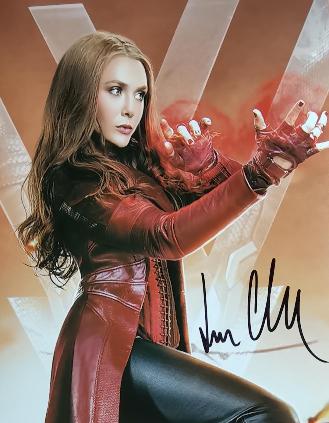 Elizabeth Olsen, Avengers, Autograph Original Signed 10x8 Inch Photo - Etsy