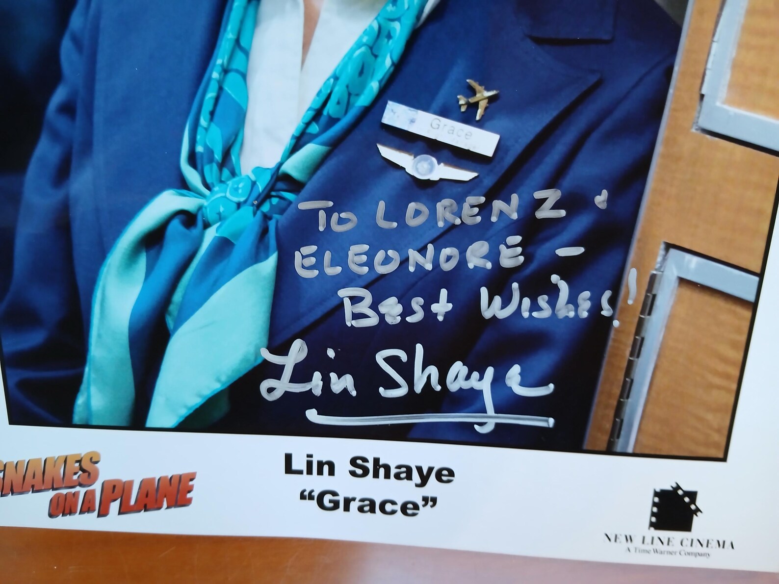 Lin Shaye, Snakes on a Plane, Autograph Original Signed 10x8 Inch Photo ...