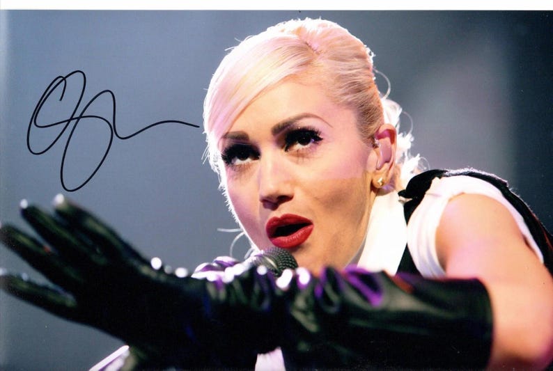 Gwen Stefani, Music Artist, Autograph Original Signed 12x8 Inch Photo ...