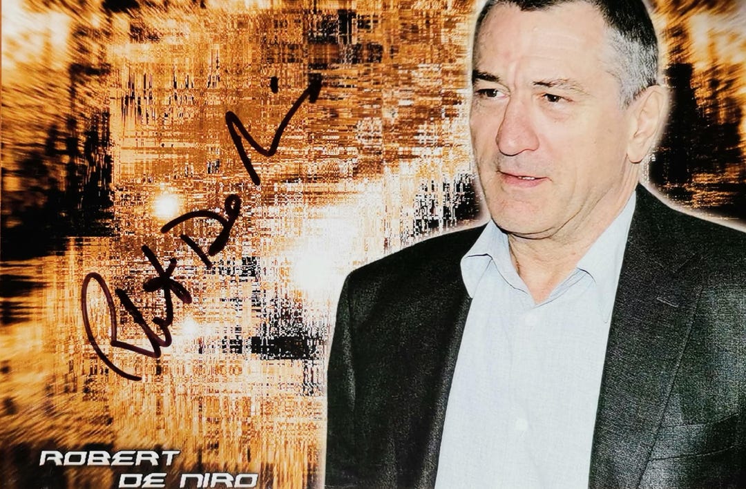 Robert De Niro, Autograph Original Signed 6x4 Inch Photo, Taxi Driver ...