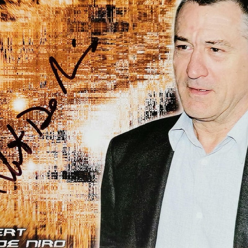Robert De Niro Autograph - Etsy