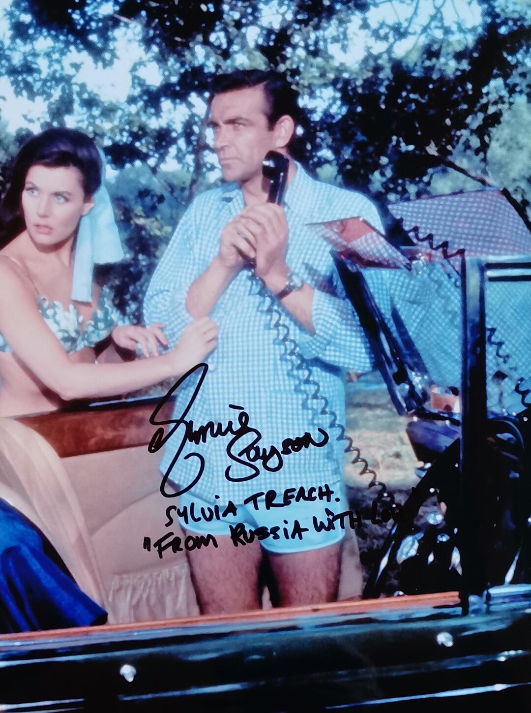 Eunice Gayson, Autograph Original Signed 10x7 Inch Photo, From Russia ...