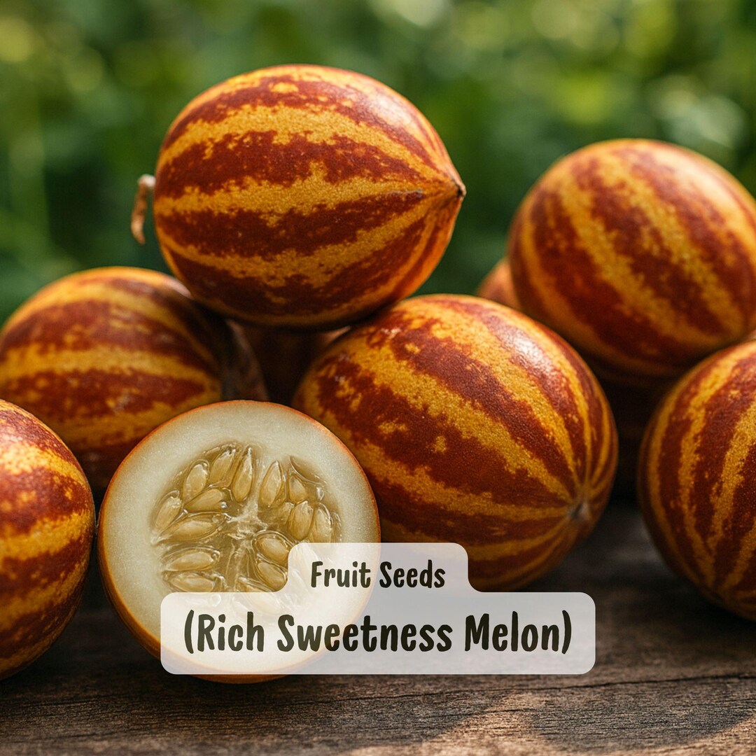 Rich Sweetness Melon Seeds: 25 Heirloom Mini Melons | Extra Sweet ...